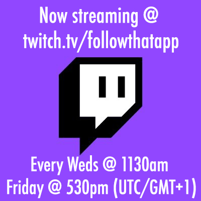 Follow That now streaming on Twitch – Follow That